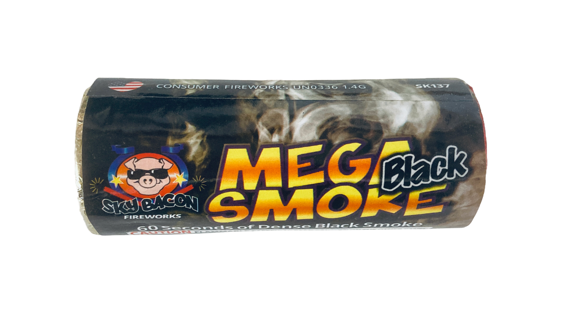 Mega Smoke - Black Sky Bacon | Anytime Fireworks