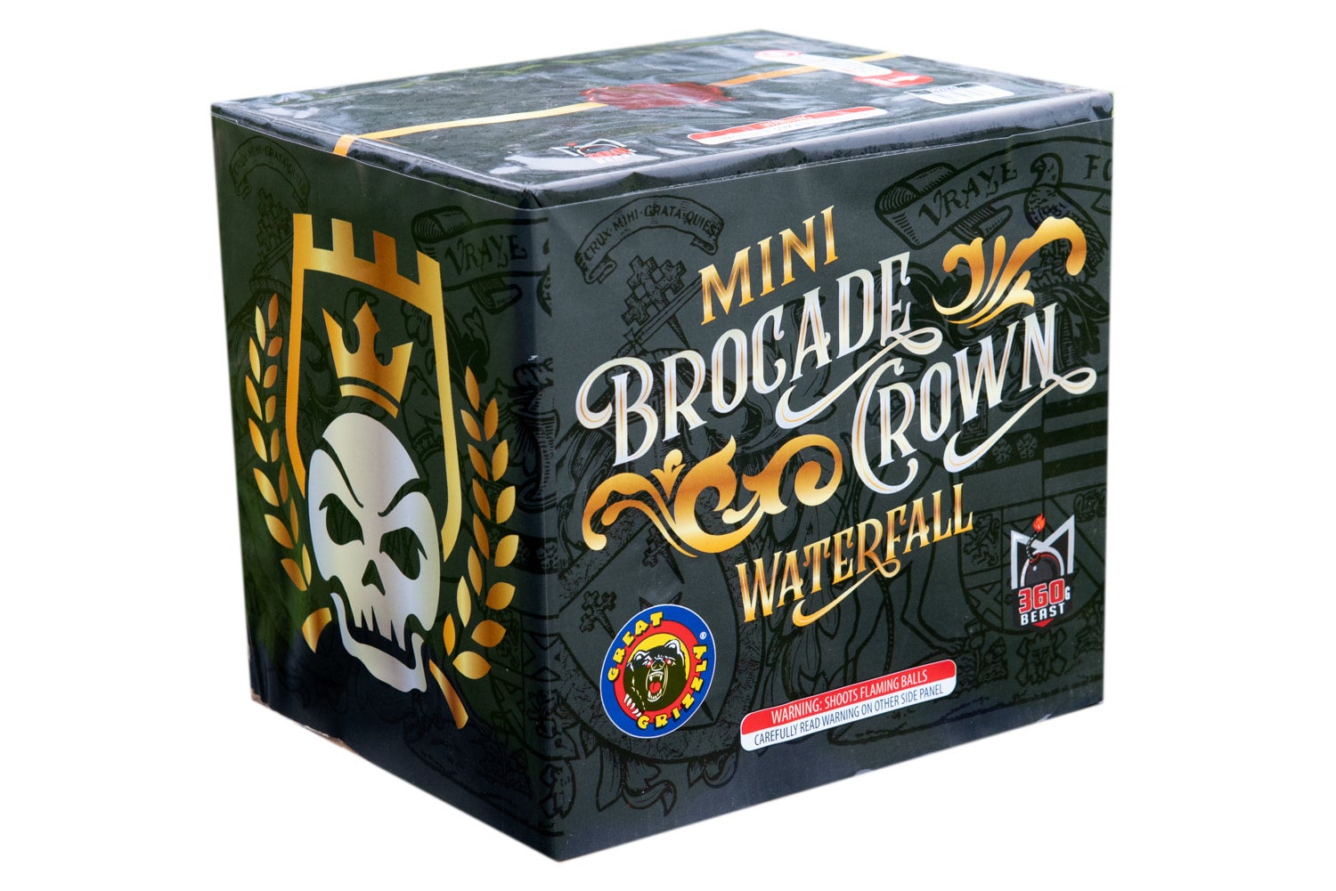 Mini Brocade Crown Waterfall | Anytime Fireworks