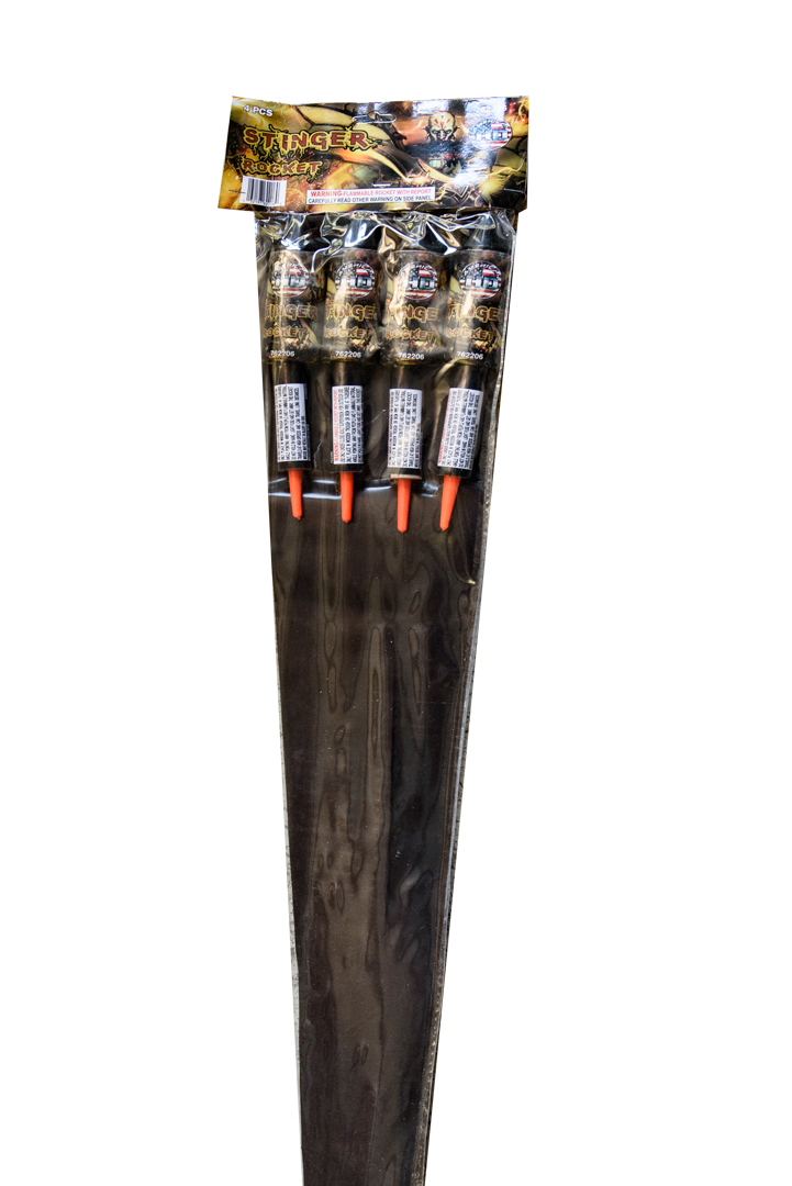 Stinger Rockets - 4pcs | Anytime Fireworks